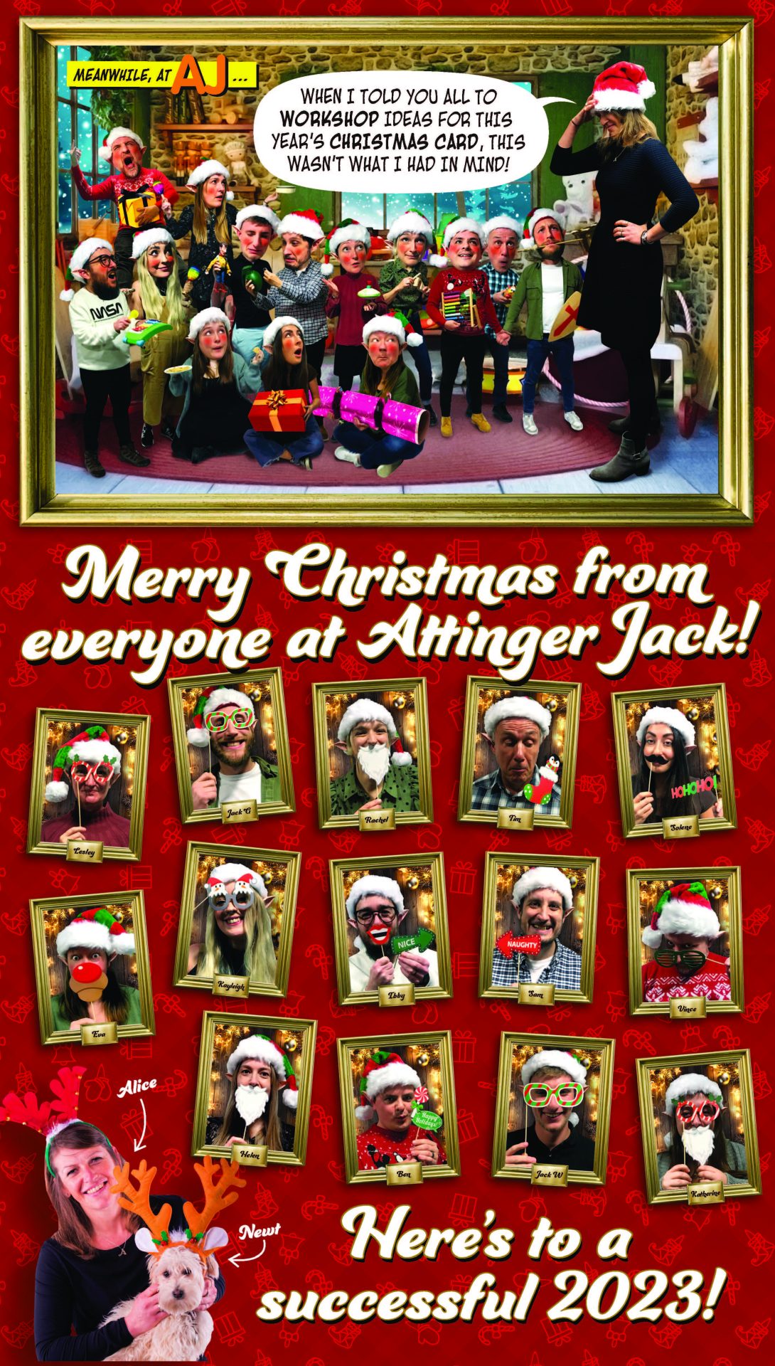 Wishing you a Merry Christmas - Attinger Jack